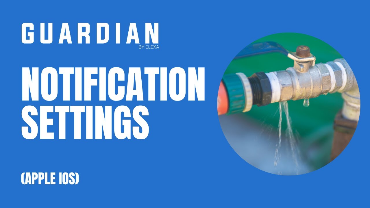 How to Change Notification Preferences (iOS) | Guardian by Elexa ...