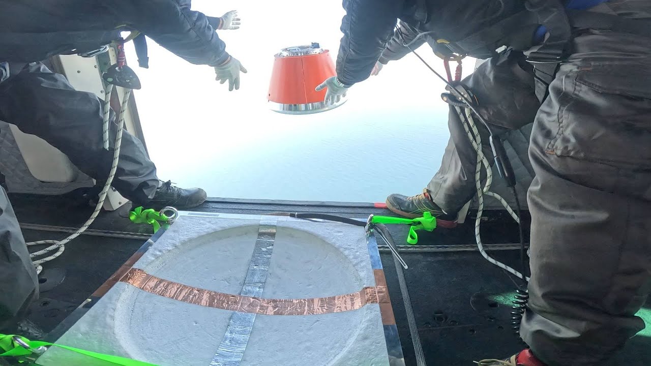 【ElevationSpace】Reentry capsule parachute drop test「大気圏再突入カプセルの高空落下試験 ...