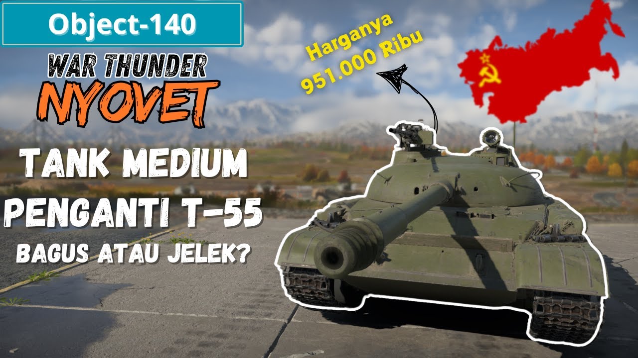 Tank Medium Prototype Object 140 Dari Soviet Penganti T-55 I War ...