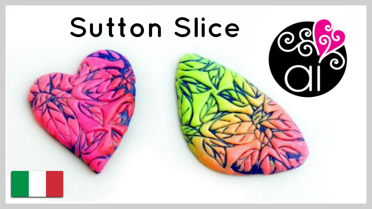 Sutton Slice | Polymer Clay Tutorial | DIY Cabochon | Textures di Lisa Pavelka - YouTube