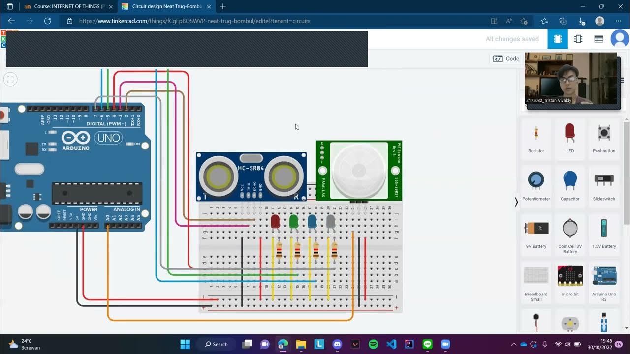 Praktikum 7 - Running LED dengan sensor deteksi object - YouTube