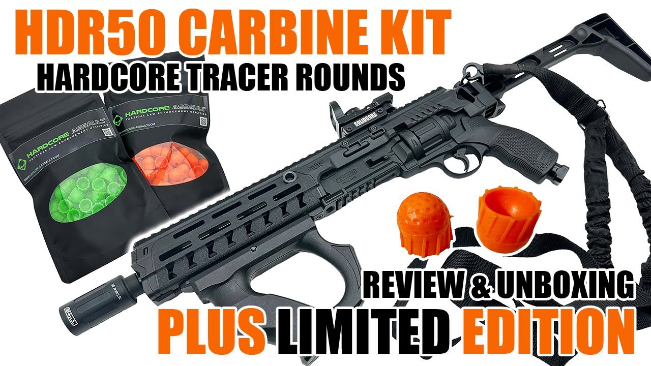 UMAREX HDR50 CARBINE KONVERSION KIT ULTIMATE & BALLISTIC TARGET ROUNDS ...