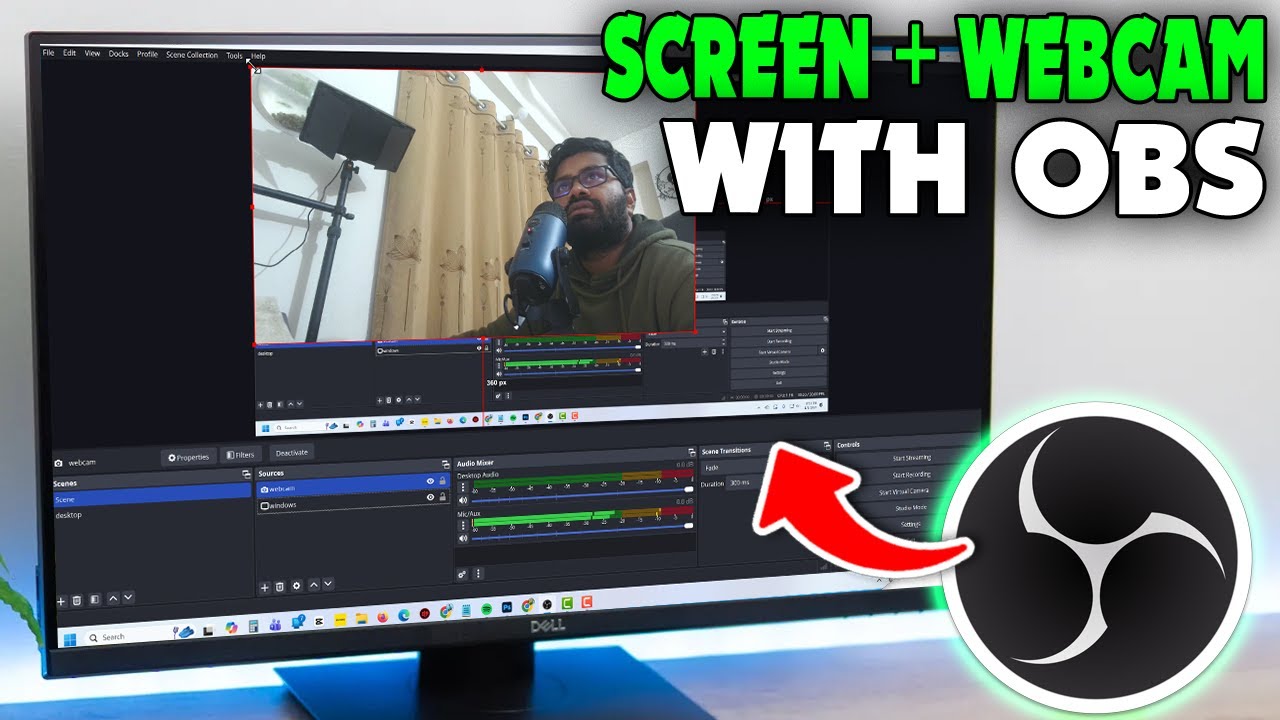 (2026) How to record screen with camera in OBS? - YouTube