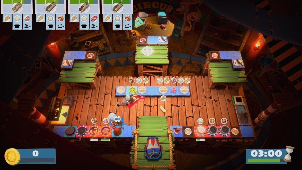 Overcooked! 2 - Carnival of Chaos 2-3 (4 Stars) - YouTube