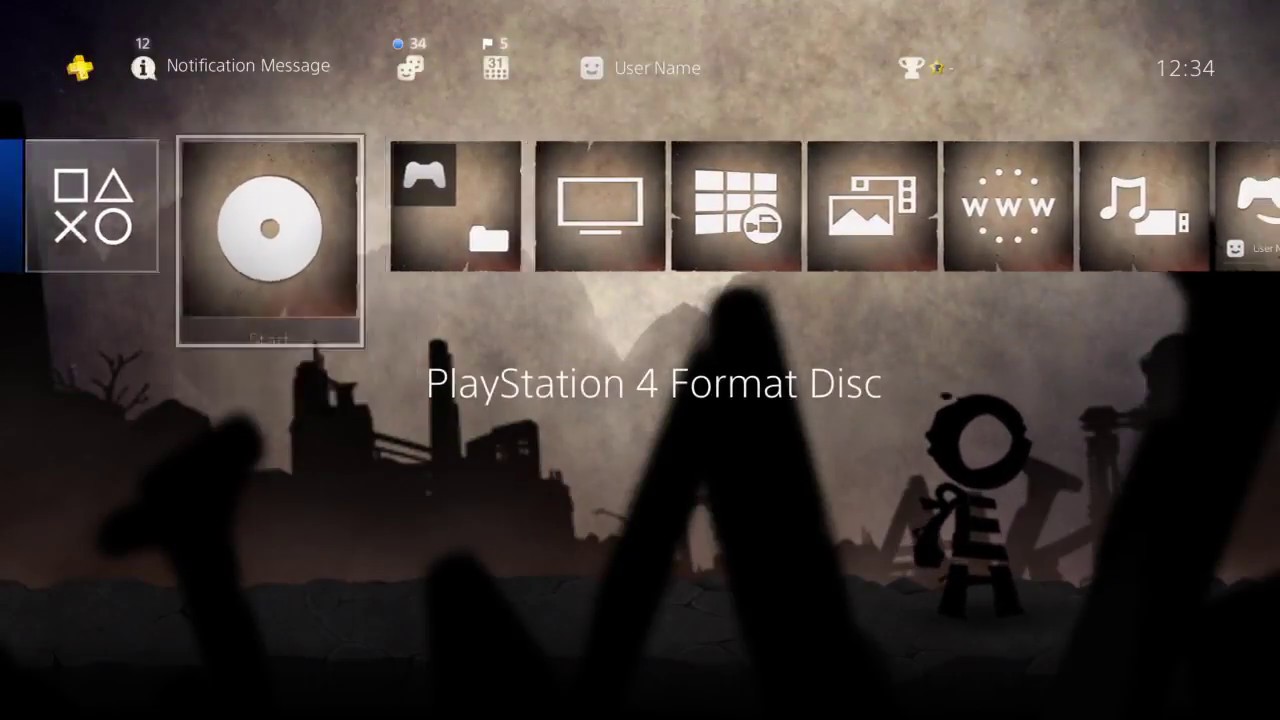 Typoman Dynamic Theme PS4 - YouTube