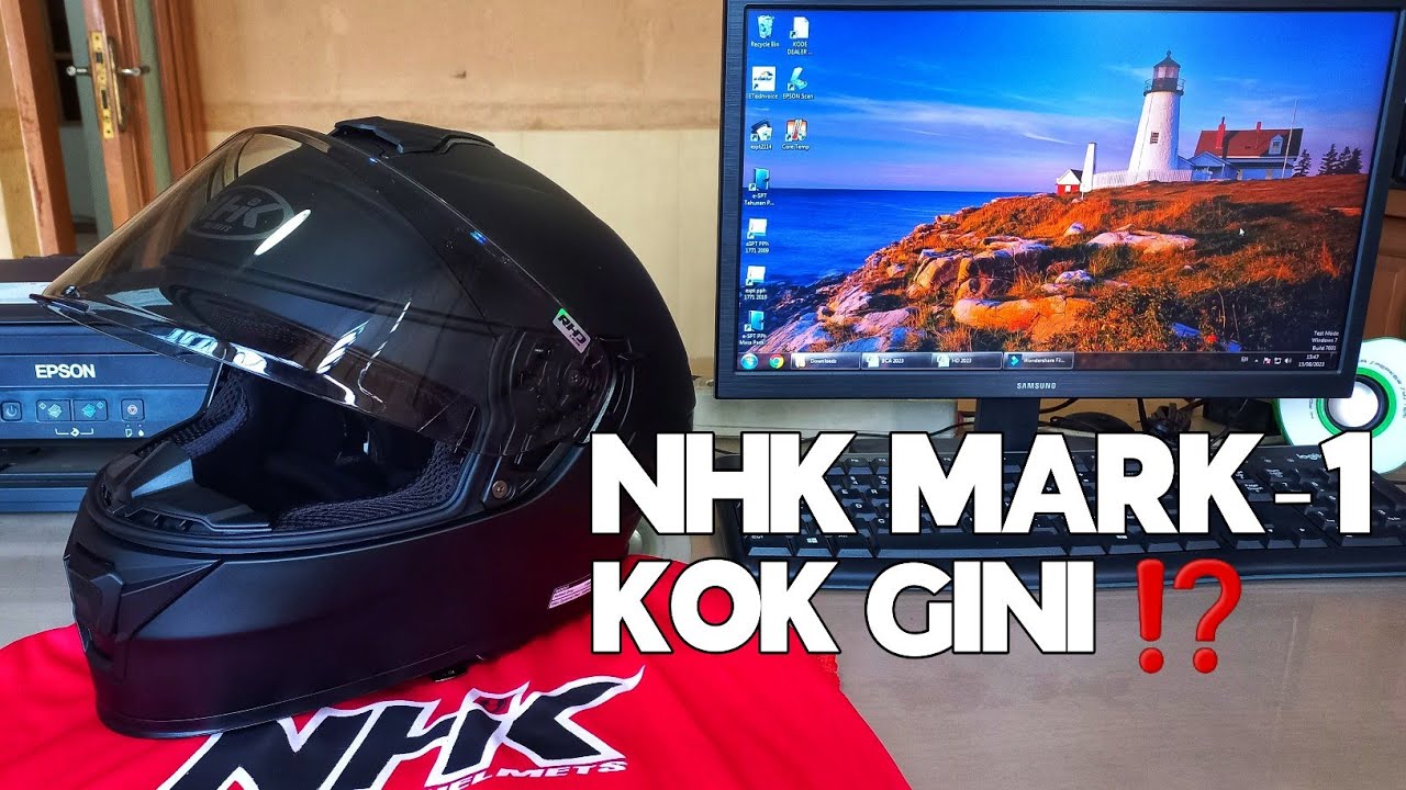 Helm NHK Mark 1 Double Visor Review, kerennya melebihi harganya‼️ - YouTube
