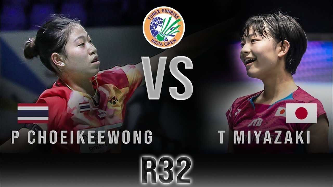 R32 | Pornpicha Choeikee (tha) vs. Tomoka Miyazaki (jpn) | India Open 2025 - YouTube