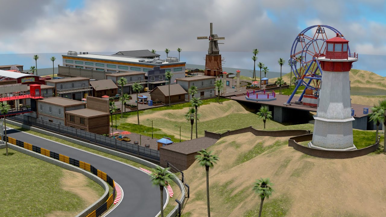 Free Fire Training Ground 3D Model | Download Training Ground 3D Model ...