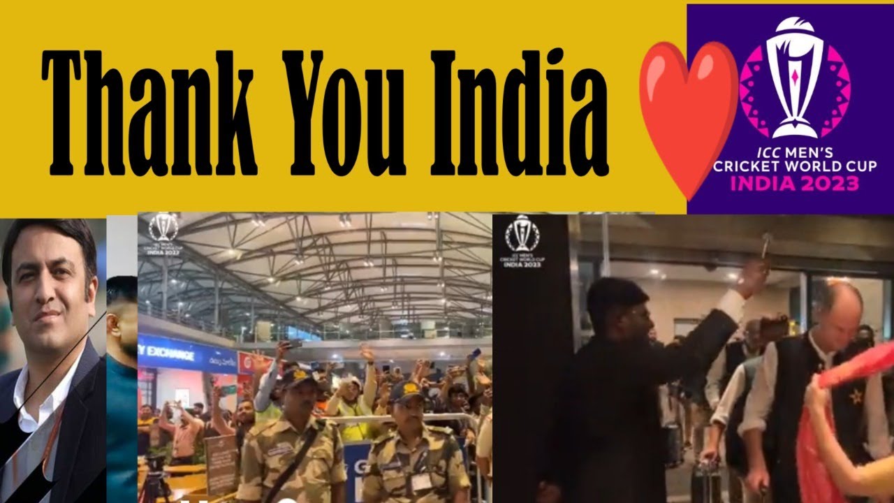 Thank You Indian Fans for Great Welcome of Pakistan Cricket Team ...