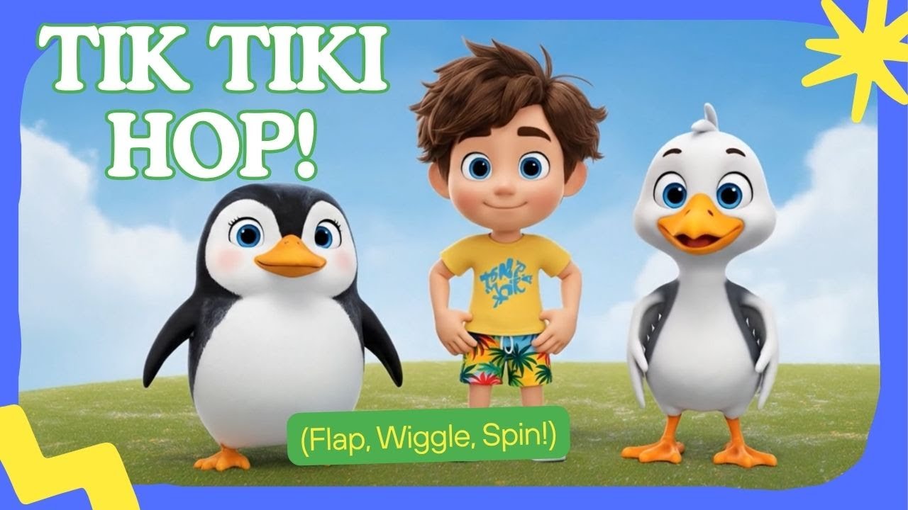 🕺🎶 The Tik Tiki Hop! | Goggly's Slow Dance & Wiggle Song (Toddler Brain ...