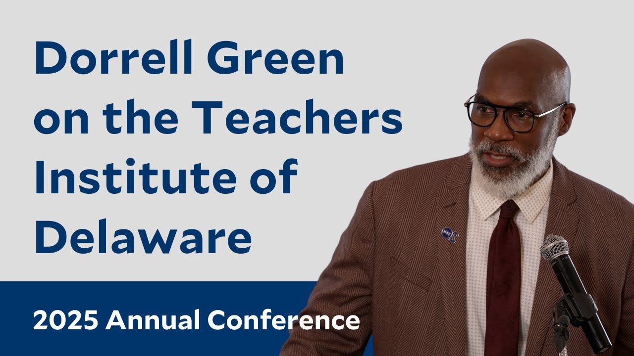 Dorrell Green Reports on the Delaware Teachers Institute - YouTube