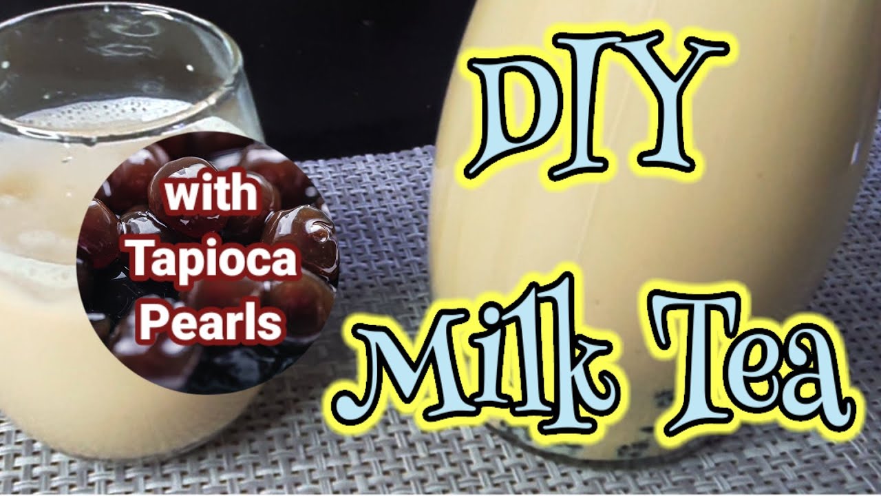 DIY Milk Tea with Tapioca Pearls | Cooking with KEVIN CREW - YouTube