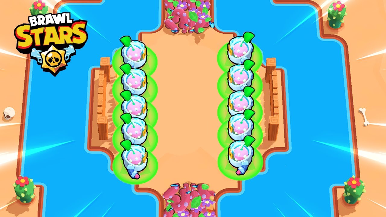 NOVO MINI-GAME 10 SPROUTS NA MESMA PARTIDA DO BRAWL STARS! INCRÍVEL ...