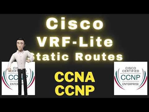 How to configure Cisco VRF Lite Step by Step | CCNA | CCNP - YouTube