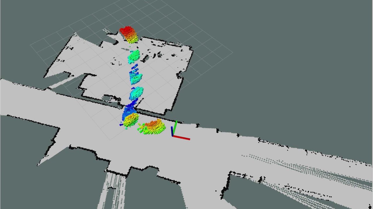 2D lidar map with voxelized depth (dummy depth) - YouTube