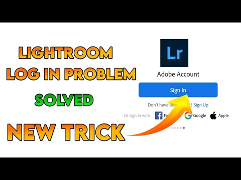 🔥LIGHTROOM LOGIN PROBLEM SOLVED 2021 NEW TRICK | CREATE ACCOUNT EASILY👌 ...