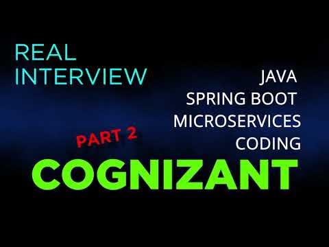 Cognizant | real time java interview series| Interview 15 | part 2 - YouTube