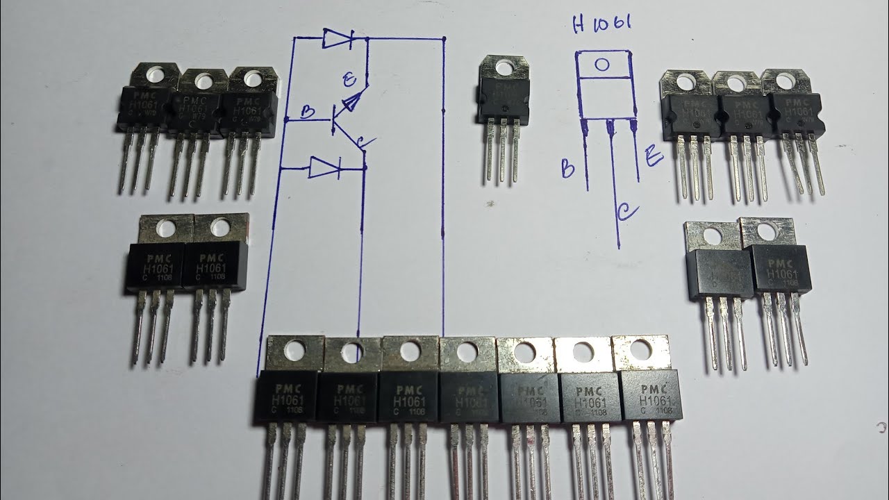 Video 50#Transistor H 1061#របៀបតេស្តH1061និងដំណើការរបស់វា។ - YouTube
