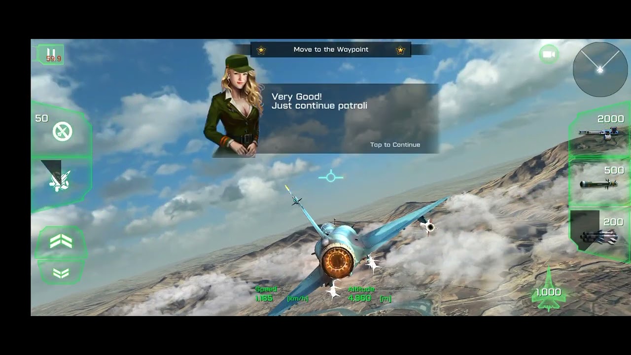 First time play ACE fighter game/paf gaming - YouTube