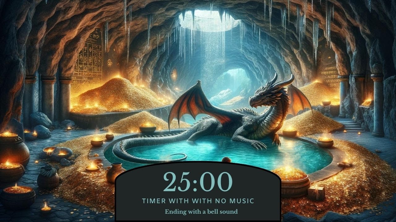 25- Minute Dragon Timer For Writing And Studying - Silent - YouTube