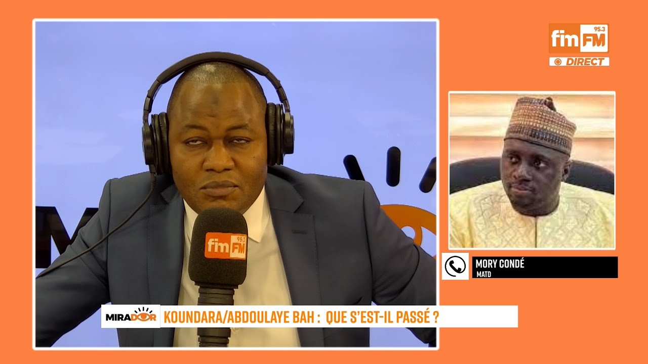Mory CONDE, ministre de l’administration du territoire apporte des ...
