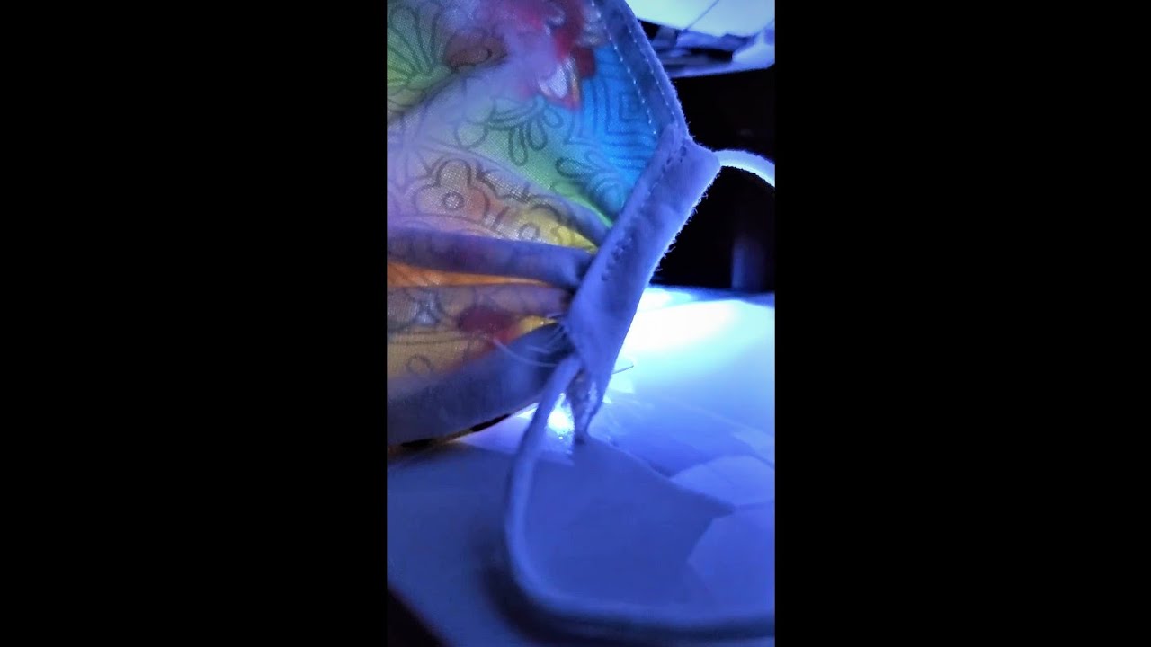 Sewing a Facemask from Scrap Fabric and Salvaged Parts - YouTube