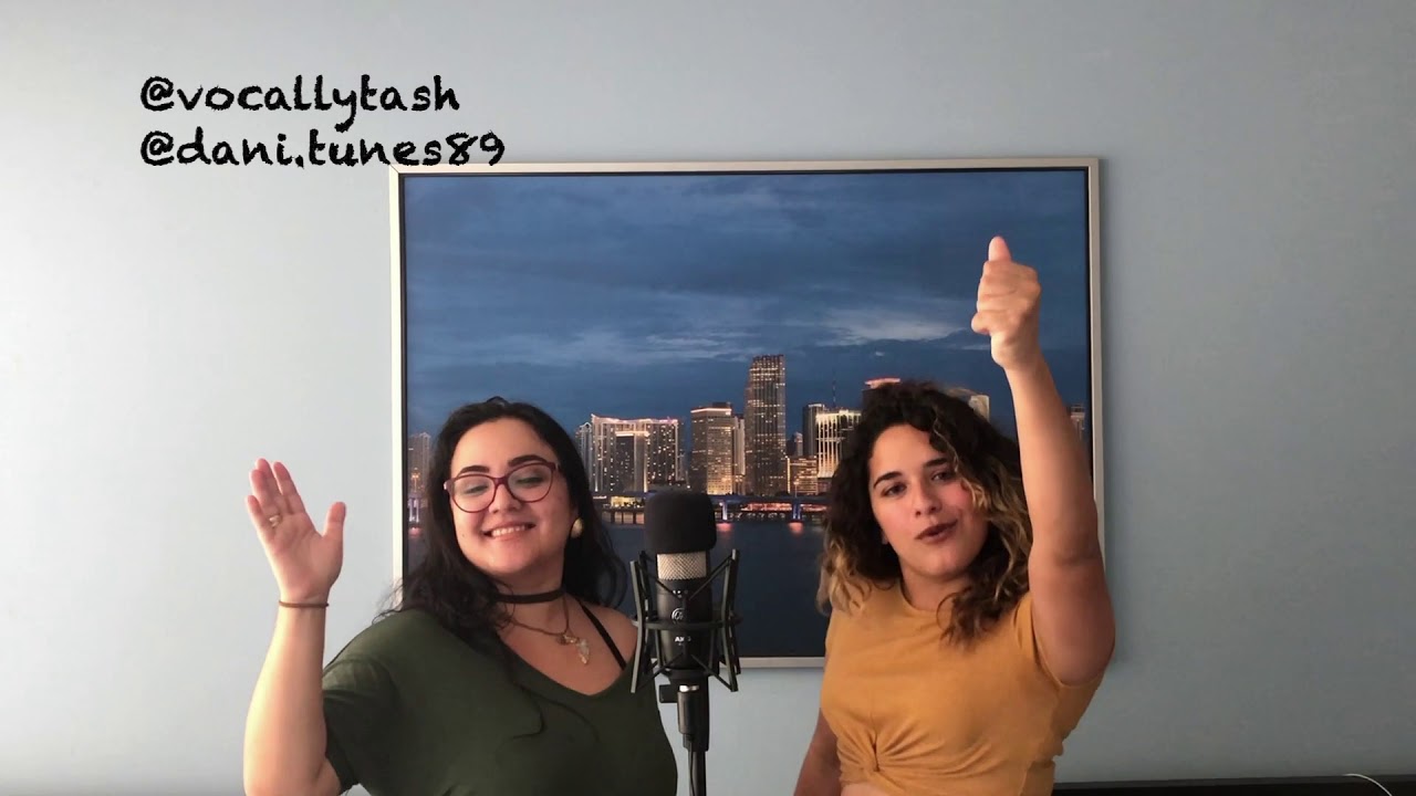 Sin Pijama- Becky G + Natti Natasha (Tash and Dani Tunes Cover) - YouTube