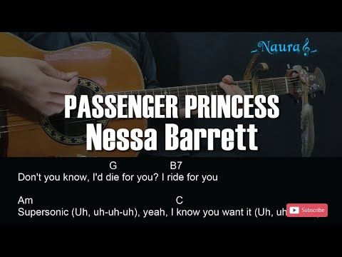 Nessa Barrett - PASSENGER PRINCESS Guitar Chords Lyrics - YouTube