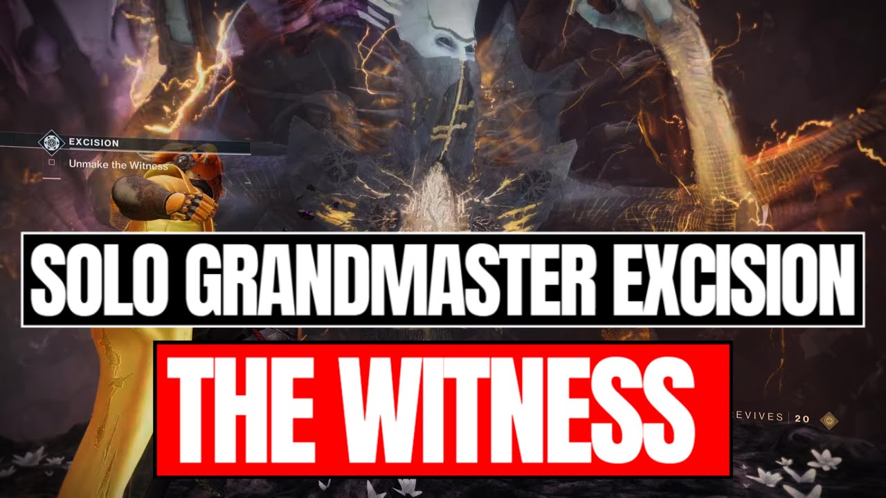 Solo The WITNESS Grandmaster EXCISION 12 Player Mission WARLOCK ...