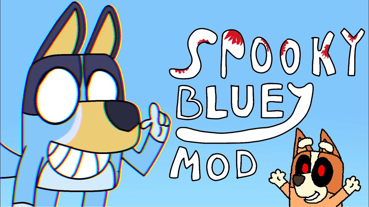 Not clickbait v2 - FNF Spooky bluey mod V3 OST (Halloween special ...