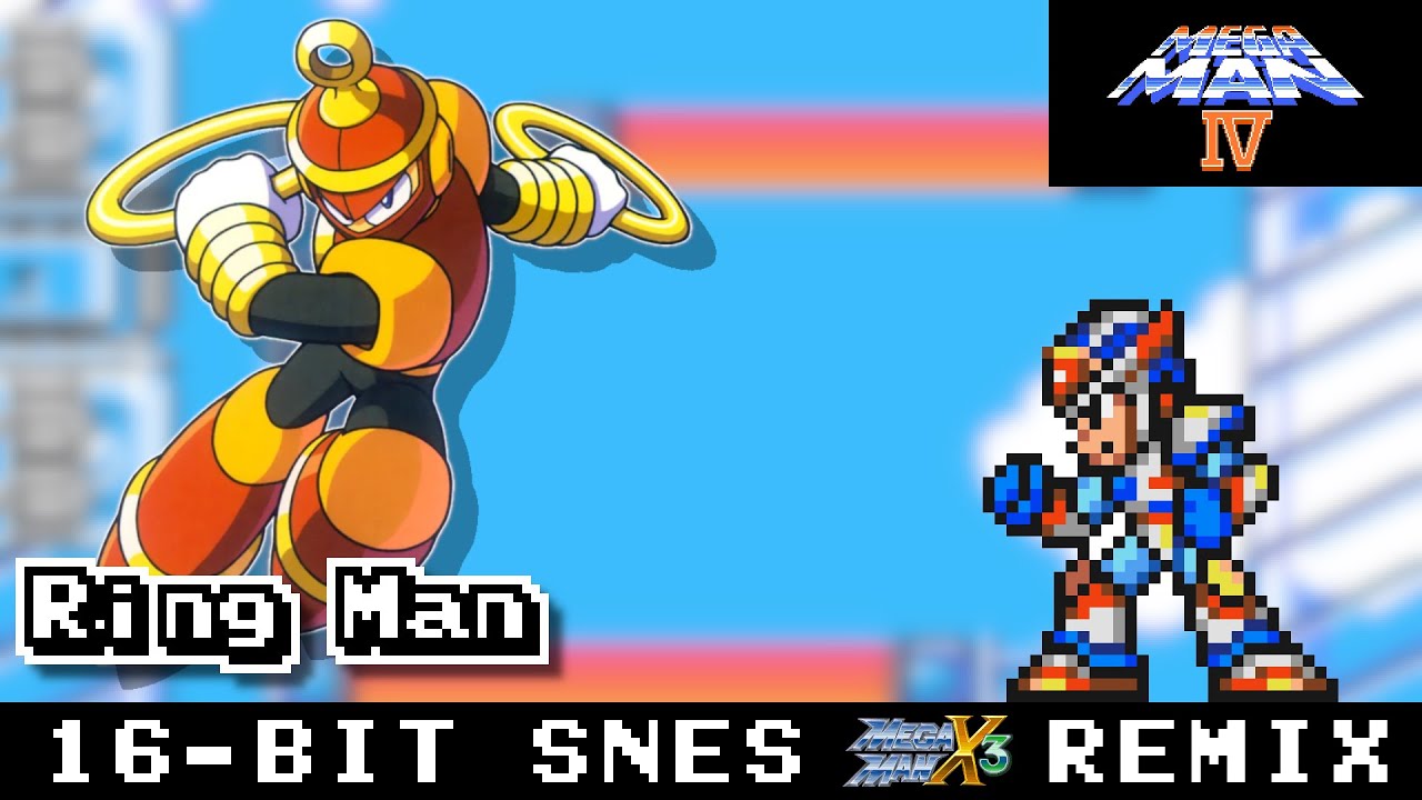 [16-Bit;SNES]Ring Man - Mega Man 4【MMX3 Style, AddmusicK】 - YouTube