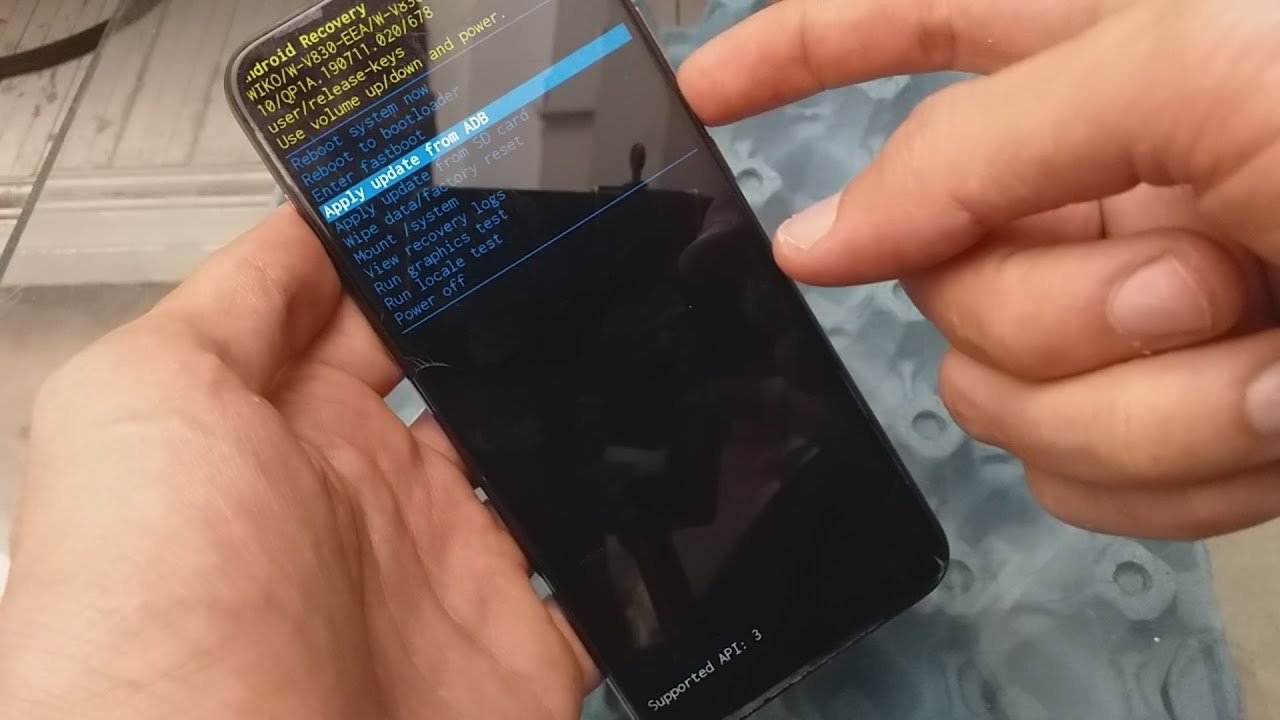 how to factory hard reset wiko view4 w-v830 - YouTube