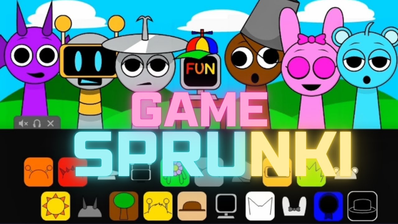 Permainan sprungki dan musik sprunki - YouTube