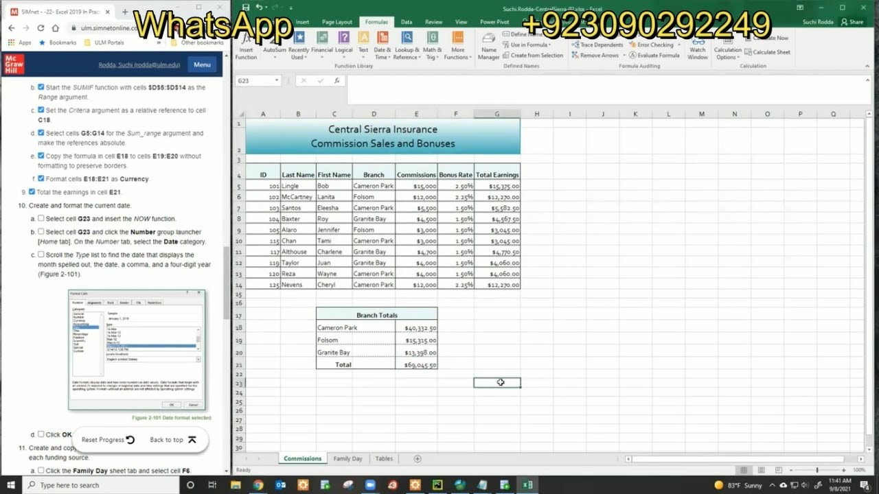 Excel 2021/2024 In Practice - Ch 2 Independent Project 2-4 | SIMnet ...