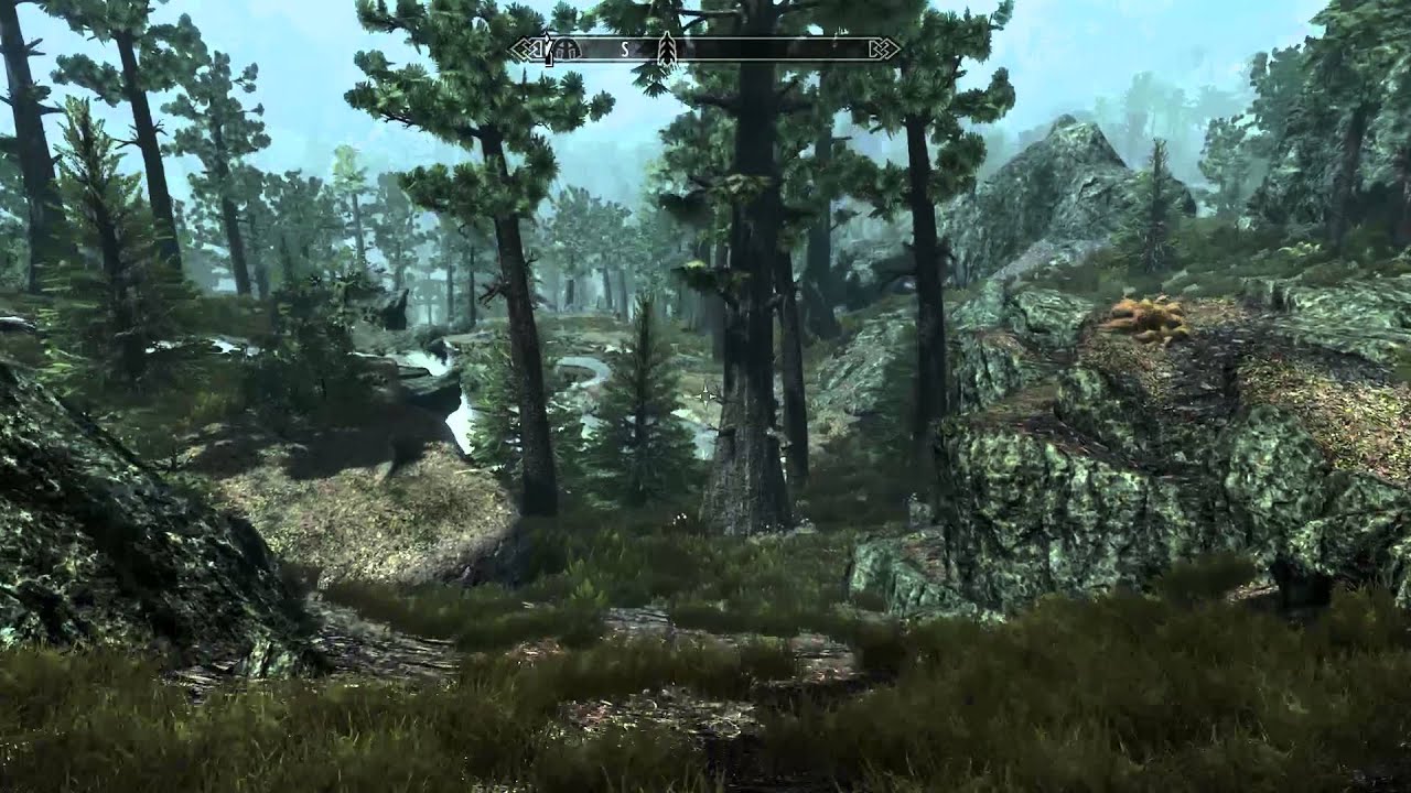 Skyrim with 4x Supersampling and mods Insane graphics - YouTube