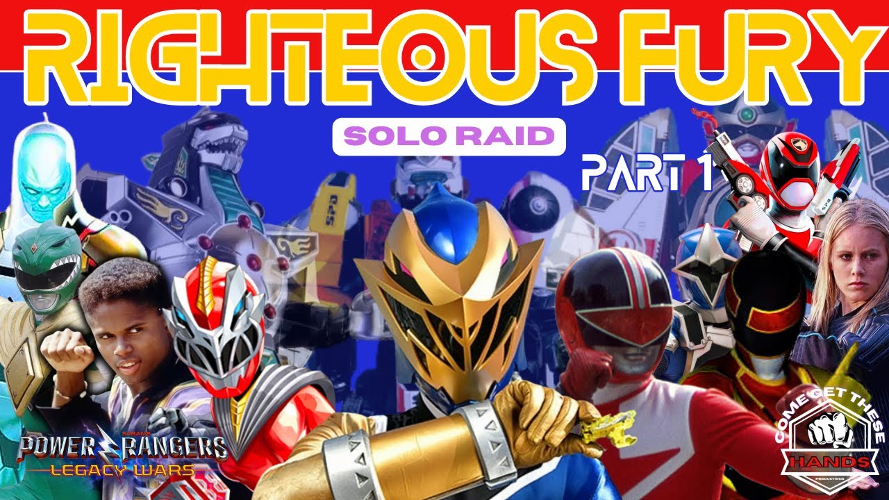 Righteous Fury | Solo Raid Full Gameplay Pt 1 | Power Rangers Legacy ...
