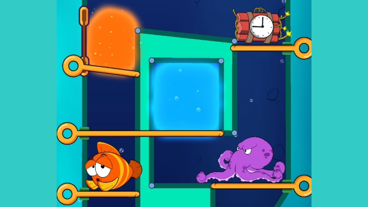 fishdom / rescue the fish game pull the pin game save the fish pull the ...