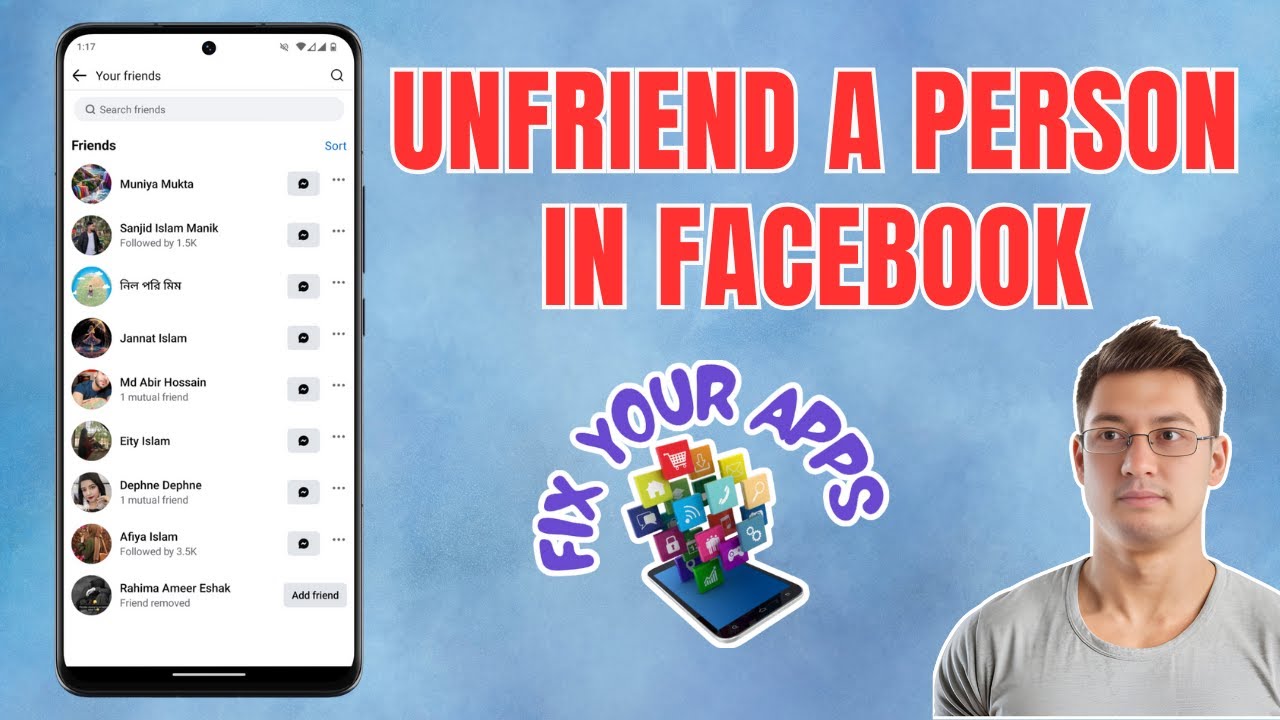 How to Unfriend a Person in Facebook - YouTube