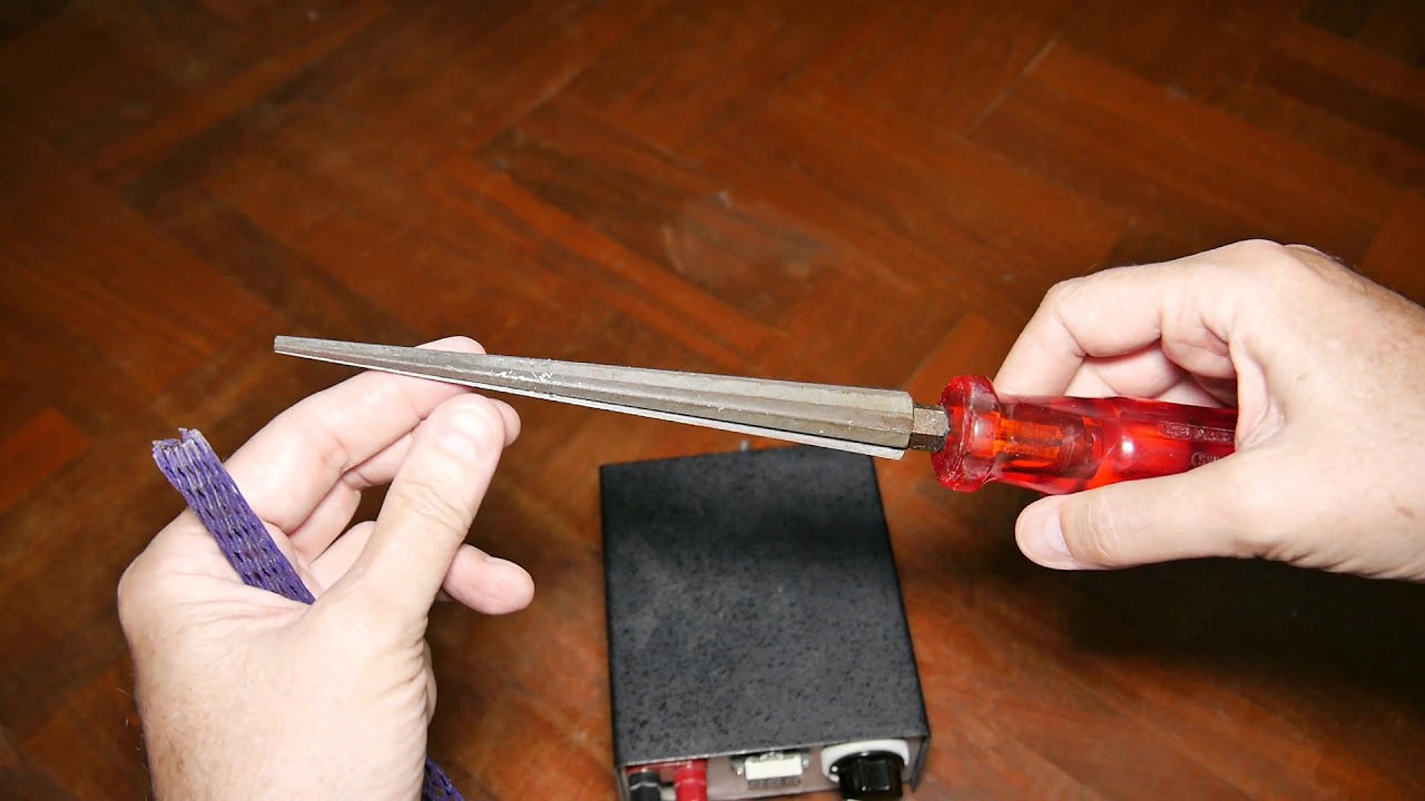 Great Tool For Electronics & Other - Reamer - YouTube