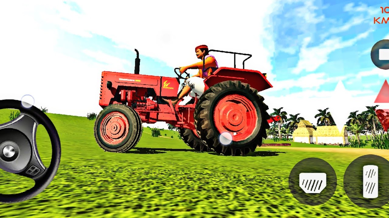 indian tractor driving 3d game new💥 update Mahindra tractor 🚜 gameplay ...