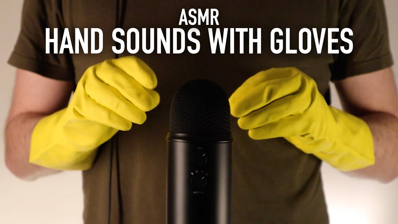 ASMR Hand Sounds With Gloves | Fluttering, Tapping, Crinkling (No ...