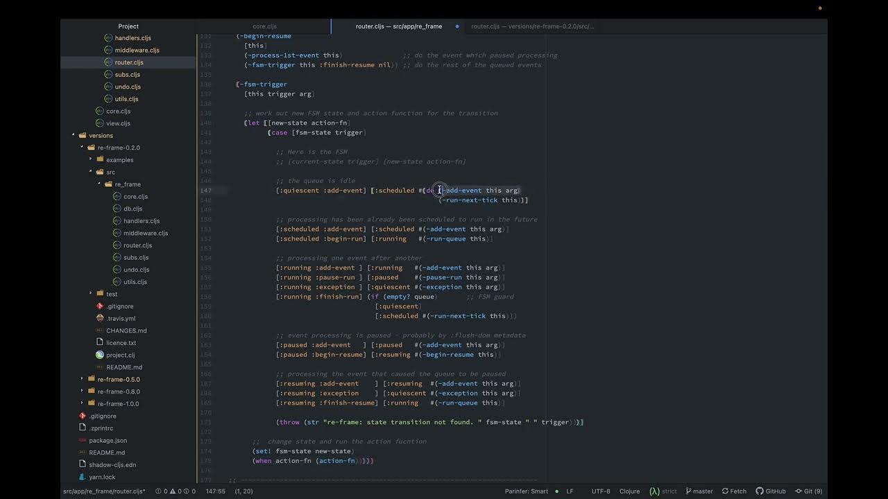 Building Re-frame 05: Grokking Event Queue and Finite State Machine - YouTube