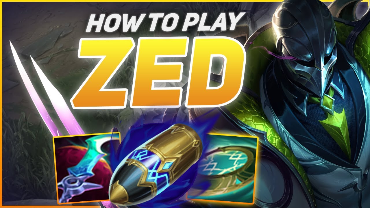 HOW TO PLAY ZED SEASON 12 | NEW Build & Runes | Season 12 Zed guide ...