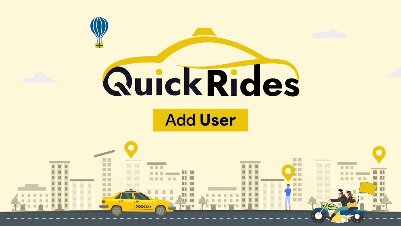How to Add Users in a Ride-Hailing Software | Live Demo | Quickrides | Quickworks | - YouTube