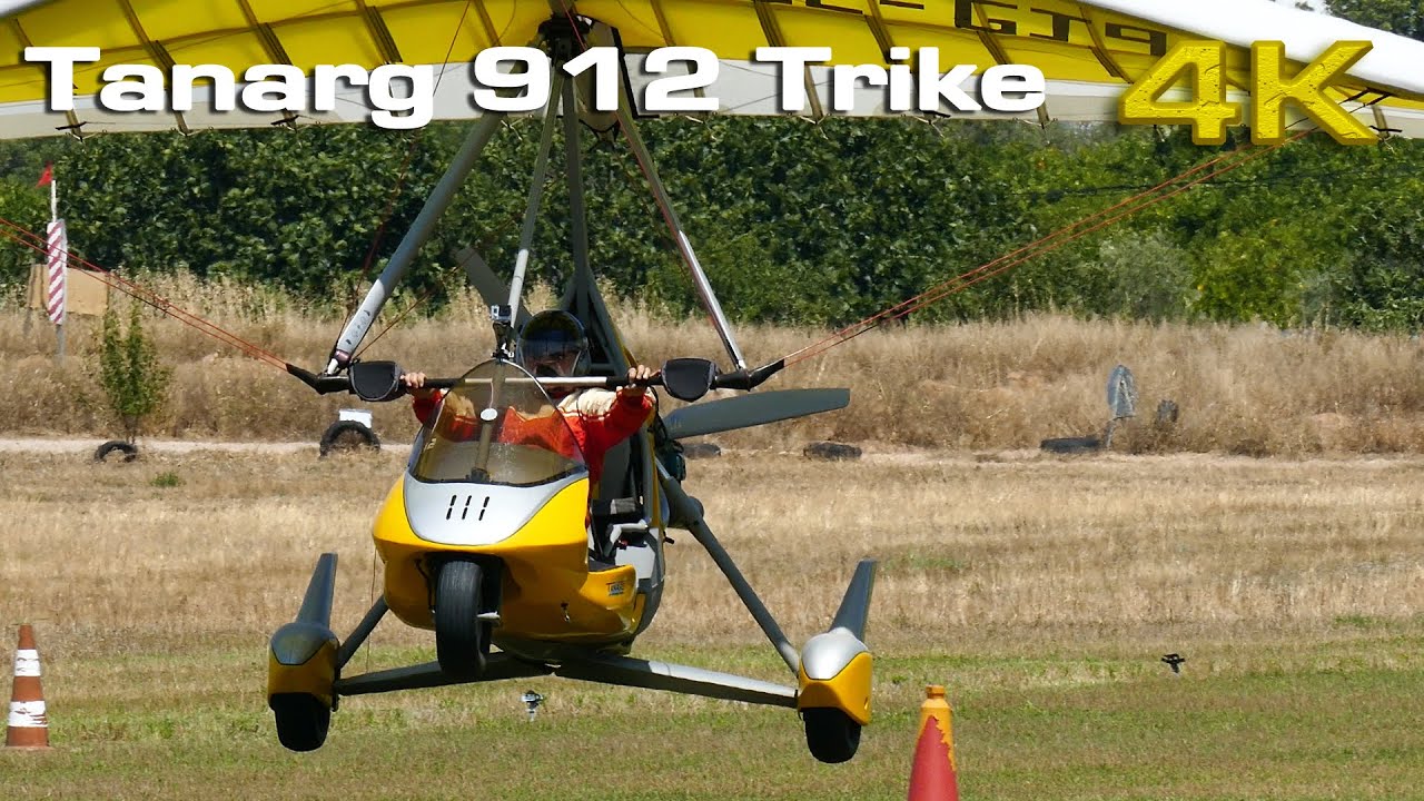 Tanarg 912 Trike Ultralight [4K] - YouTube