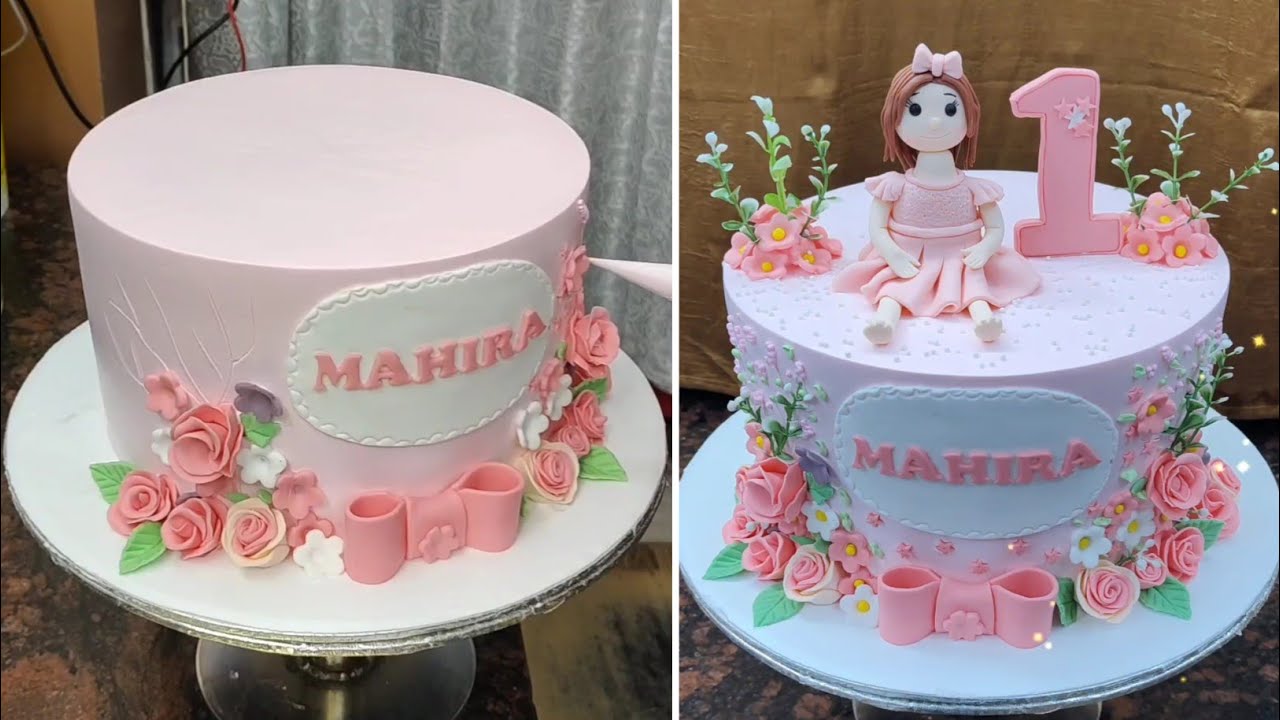 Amazing Doll Cake Decoration Tutorial | Beautiful Baby Doll Cake Design ...