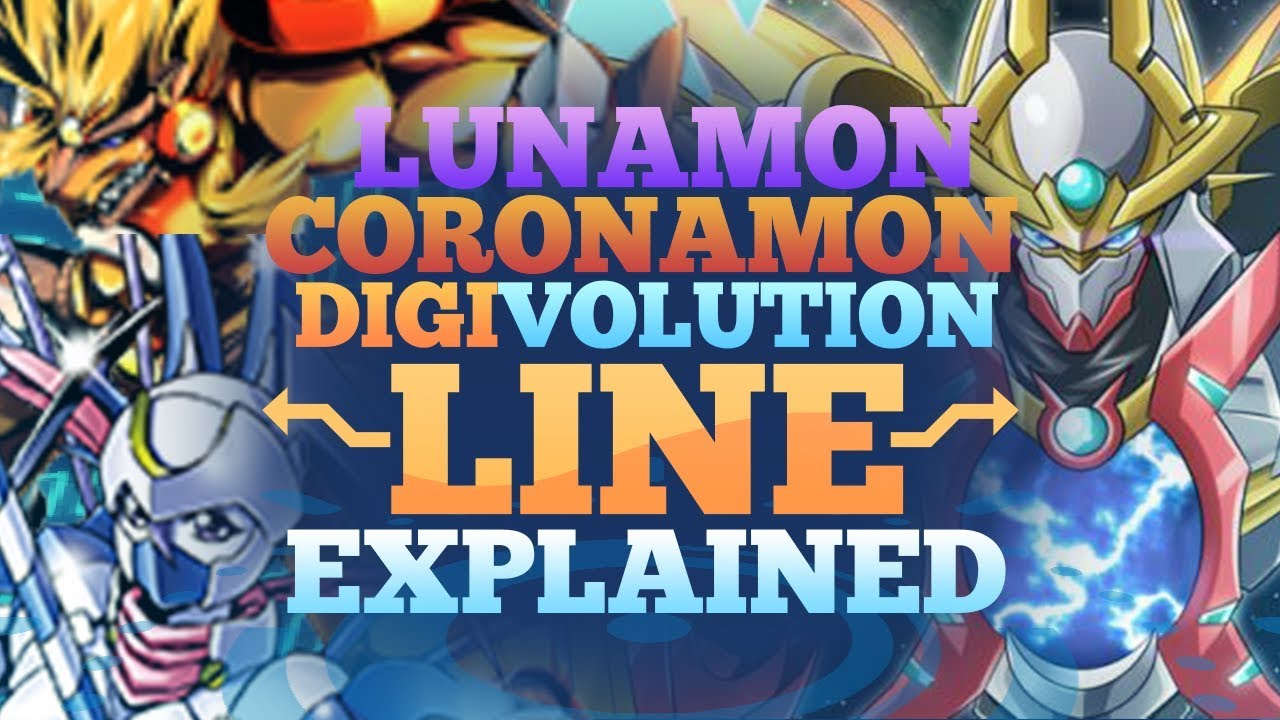Digimon - Lunamon & Coronamon Digivolution Line Explained! - YouTube