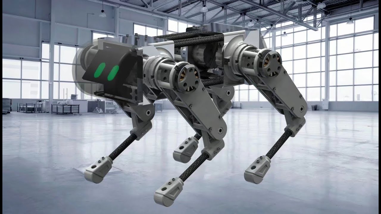 DIY BLDC Quadruped Robot - YouTube