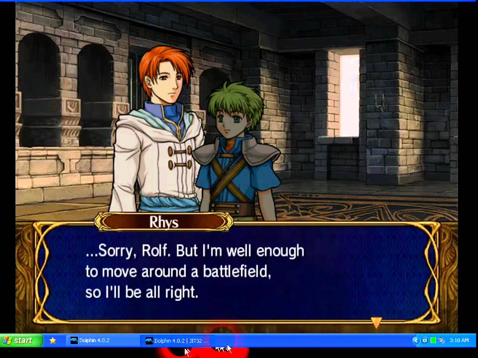 Rolf talk Rhys support B Fire Emblem 9 Game Cube - YouTube