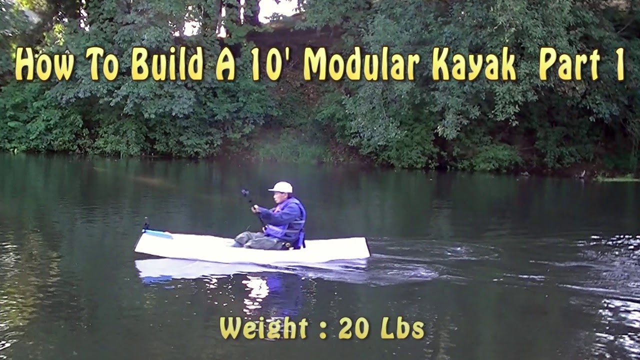 Pt. 1 Build A 10 ft. Coroplast Modular Kayak - Gen 20 - YouTube